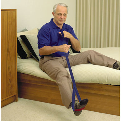 Extra Long Leg Lifter Deluxe Assistive Device with Pre-Formed Foot Support