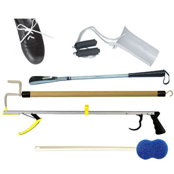 Deluxe Hip Knee Kit to help with Limited Mobility and Reaching ...